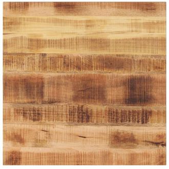 vidaXL vidaXL Dessus de table 90x90x3,8 cm carr&eacute; bois massif de manguier brut