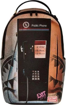 Sprayground Sprayground, Homme, Sacs, Multicolore, Taille: ONE Size Exit Pay Phone Backpack