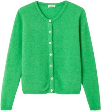 American Vintage Femme, Pulls, Vert, Taille: 40 FR Wool-blend Cardigan