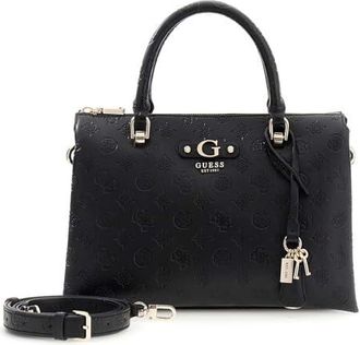 Guess sac &agrave; main sac &agrave; &eacute;paule bandouli&egrave;re Dita Multi Compartment Satchel Black Logo noir