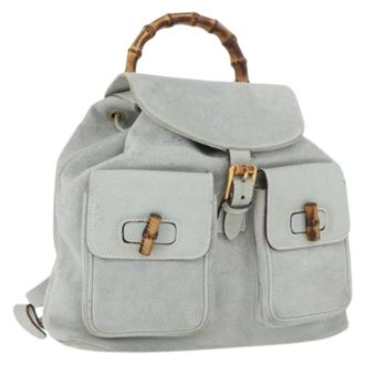 Gucci Pre-owned Vintage Rucksack - - Pre-owned - Damen - Blau - ONE SIZE