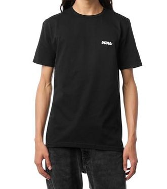 Vans Scripted SS Tee T-Shirt, Noir/Blanc, XXL Homme
