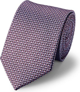 CHARLES TYRWHITT Krawatte aus Seide - Lila & Rosa