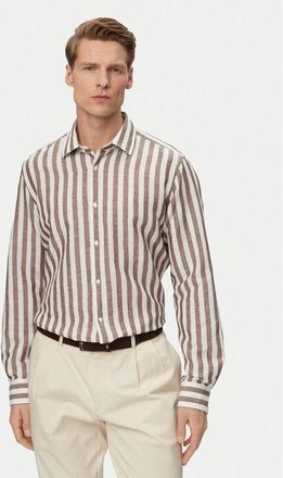 Joop Hemd Pit1 30102693 Braun Slim Fit