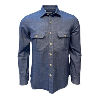 Salvatore Piccolo Overshirt - - Jackets - Herren - Blau - S