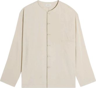 Christophe Lemaire Homme, Chemises, Beige, Taille: S V-Neck Shirt