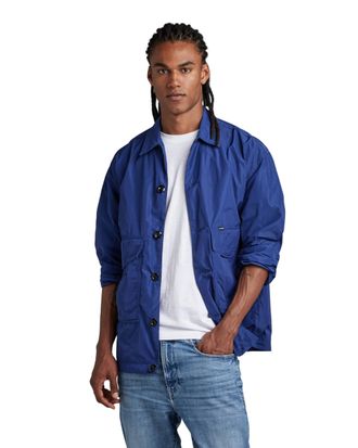 G-Star RAW Herren Oversized Camp Overshirt