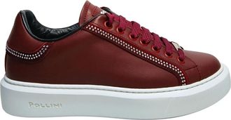 Pollini Femme, Chaussures, Rouge, Taille: 35 EU Baskets Nappa