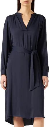 Seidensticker Damen 132854-19 Kleid, Dunkelblau, 42