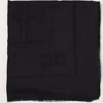Elisabetta Franchi Einfarbiger Schal aus einer weichen Viskose-Modal-Mischung