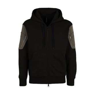 Neil Barrett Herren, Sweatshirts & Hoodies, Schwarzk, LGr&ouml;&szlig;e