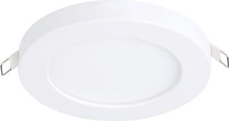 Eglo LED Einbaustrahler Fueva Flex, runde Deckenleuchte, Deckenlampe aus Aluminium und Kunststoff in Weiß, Einbauleuchte in warmweiß, Ø 11,7 cm