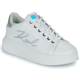 Karl Lagerfeld Karl Lagerfeld Kapri Signa Lace Womens White/Iridescent Trainers-UK 5 / EU 38