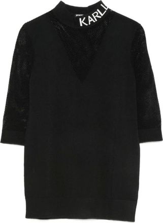 Karl Lagerfeld Damen, Strickwaren, Schwarzk, XSGr&ouml;&szlig;e