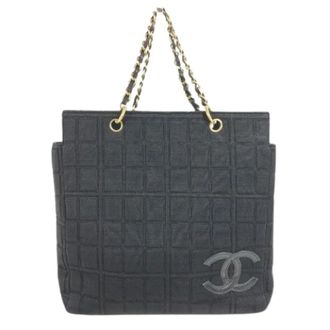 Chanel Pre-owned Chocolate Bar Schulter Tote Bag - - Pre-owned - Damen - Schwarzk - ONE SIZE