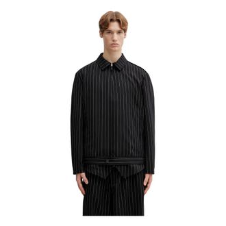 Yohji Yamamoto Refined Wool UT Blouson - - Jackets - Herren - Schwarzk - L