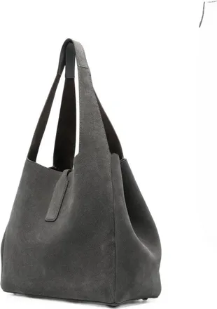 Hogan Leather Shoulder Bag - Gray