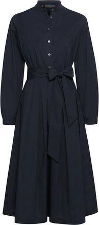 Reitmayer Midikleid Popeline-Kleid mit Schleife