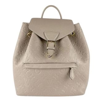 Louis Vuitton Sac &agrave; dos en toile Pre-owned - Femme - Pre-owned - Gris - Taille: ONE Size