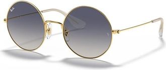 Ray-Ban Ja-jo Sonnenbrillen Arista Gold Fassung Blau Glas 55-20