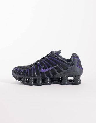 Nike Shox TL - Sneaker in Dunkelgrau und Lila