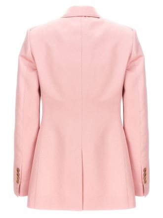 Tom Ford Double-Breasted Duchesse Blazer - Pink