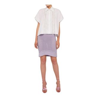 Genny Femme, Blouses et Chemises, Blanc, Taille: 44 FR Chemises