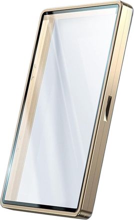 Generico Kartenschutz - magnetischer St&auml;nder, stapelbar, UV-best&auml;ndig, transparent, sto&szlig;fest, f&uuml;r Sport, Poker, Tarot, kommerzielle Ausstellung, Turnier, gold,