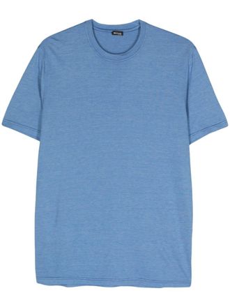 Kiton t-shirt à col rond - Bleu