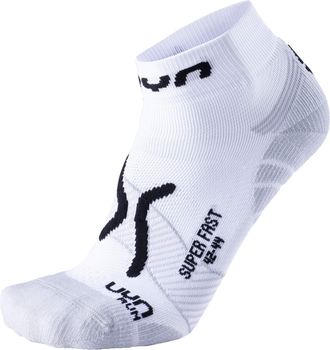 UYN Herren Super Fast Runningsocken Socken, White/Black, 39-41 EU