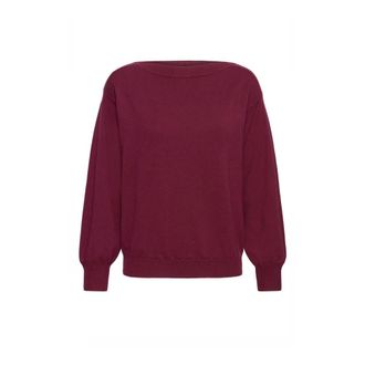 Ichi Rundhals-Strickpullover - - Knitwear - Damen - Braun - L