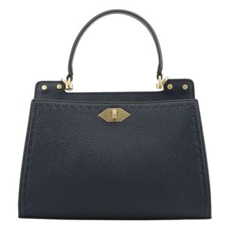 Pourchet Femme, Sacs, Bleu, Taille: ONE Size Sac à main taille M