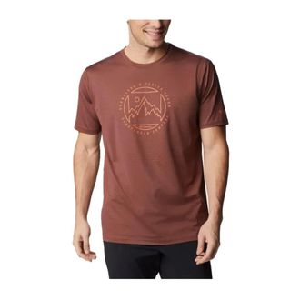 Columbia Kurz&auml;rmeliges T-Shirt - - Tops - Herren - Braun - XL