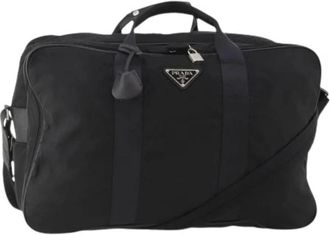 Prada Sac Boston doccasion - Femme - Pre-owned - Noir - Taille: ONE Size