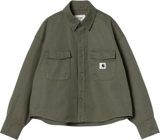 Carhartt Work in Progress Homme, Chemises, Vert, Taille: S Kelly Shirt Jacket