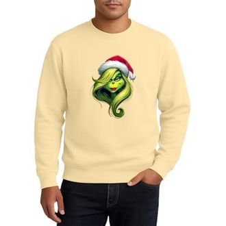 Generic Le Grinch Pull De Noel Homme Sweatshirts Drole Sweater Moche col Rond Costume 2025 Famille Sweat Christmas Noel Ugly The Pyjama Deguisement Vetement F