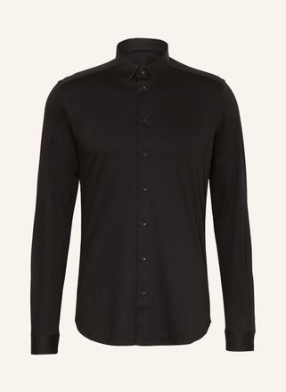Mos Mosh Mos Mosh Gallery Jerseyhemd Marco Extra Slim Fit schwarz