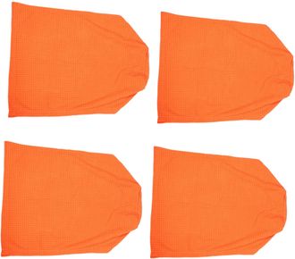 TOPBATHY 4stücke Stretch-armlehnenbezüge Für Stühle Waschbar Passend Für Sofas Und Sessel Orange Möbel-schutzbezüge Anti-Slip-armlehnen-schoner