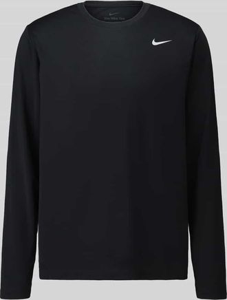 Nike Regular Fit Sport-Langarmshirt mit Rundhalsausschnitt