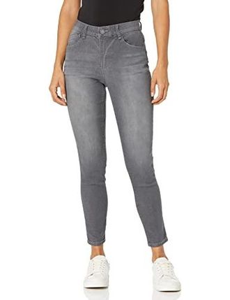 Democracy Womens Democracy Womens Petite AB Solution High Rise Jegging Jeans, Grey, 8 Petite US