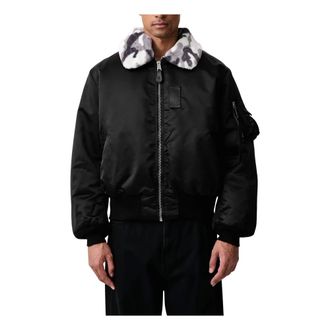 Alpha Industries B-15 Reversible II UV - Homme - Vestes - Noir - Taille: M