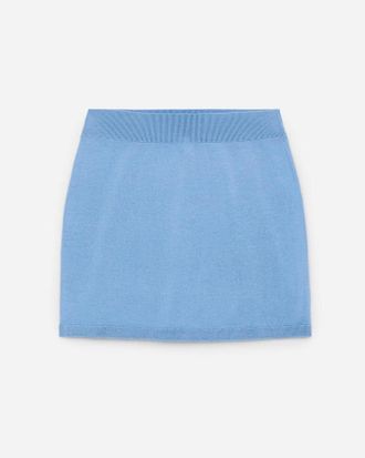 Arket Minirock Aus Merinowolle -Blau