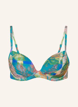 Maryan Mehlhorn Maryan Mehlhorn B&uuml;gel-Bikini-Top Jacquard blau