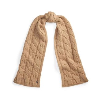 Polo Ralph Lauren &Eacute;charpe en laine - Femme - Accessoires - Beige - Taille: ONE Size
