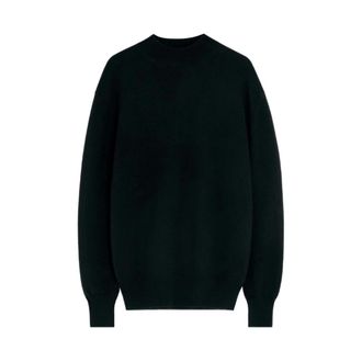 Christophe Lemaire Homme, Pulls, Noir, Taille: XS Pull à Col Montant Noir