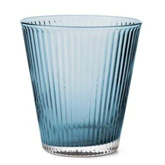 Rosendahl Copenhagen Wasserglas aqua, 4 St&uuml;ck, Mundgeblasenes Glas, 56.52 cl, Klassiker, Blue, Geometrisch, Wiederverwendbar