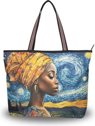 Alaza Grand sac fourre-tout, sac à bandoulière pour femme, sacs à main décontractés de grande capacité, sac à main décontracté pour femme, équitation dun él