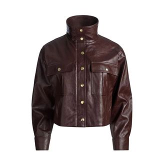 Alice & Olivia James Vegan Funnel-Neck Parka - - Jackets - Damen - Braun - L