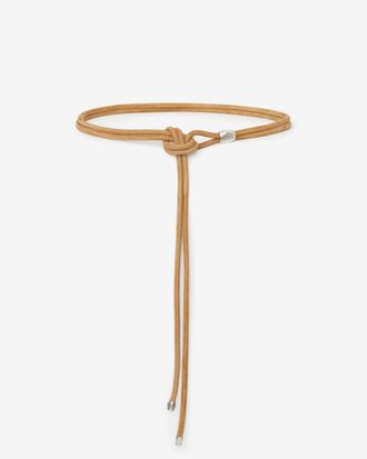Isabel Marant Ceinture Silvia - Femme - Camel-argent&eacute; - Isabel Marant