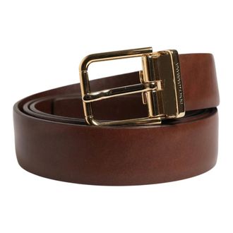 Dolce & Gabbana Homme, Accessoires, Brun, Taille: 105 CM Gorgeous Belt